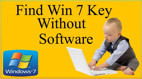 How To Find Windows 7 Product Key Without Software On Laptop Pc Lenovo