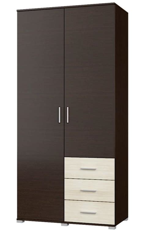 ᐉ Шафа розпашна з ящиками Еверест Бриз ШП 4 Венге Дуб молочний • Краща