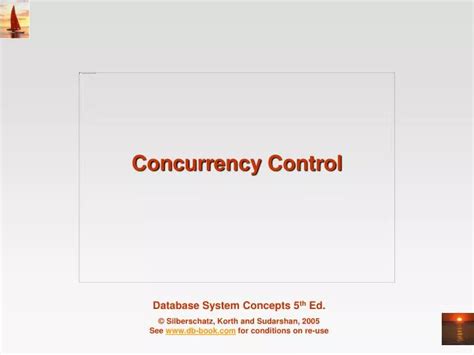PPT Concurrency Control PowerPoint Presentation Free Download ID