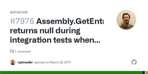 Assemblygetentryassembly Returns Null During Integration Tests When Targeting Net462 · Issue