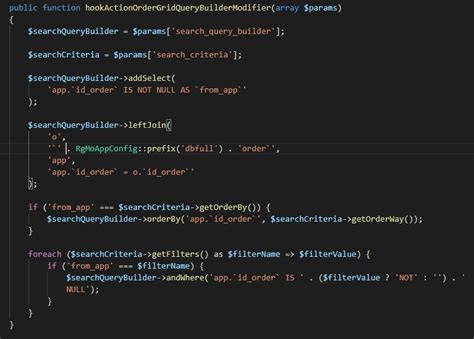 Bo Orders Impossible To Extend Order Grid Query From Module · Issue