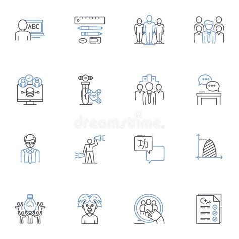 Surveys And Polls Line Icons Collection Feedback Opinions Statistics Data Research Results