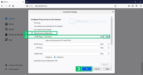 在 Mozilla Firefox 中设置 和 Socks 代理服务器 Proxycompass
