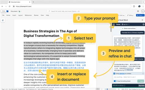 Gpt For Word Ai Add In For Microsoft Word Gpt For Work