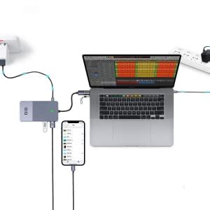Amazon Com USB Docking Station GIQ USB C Hub USB To Dual HDMI VGA Adapter Triple Display