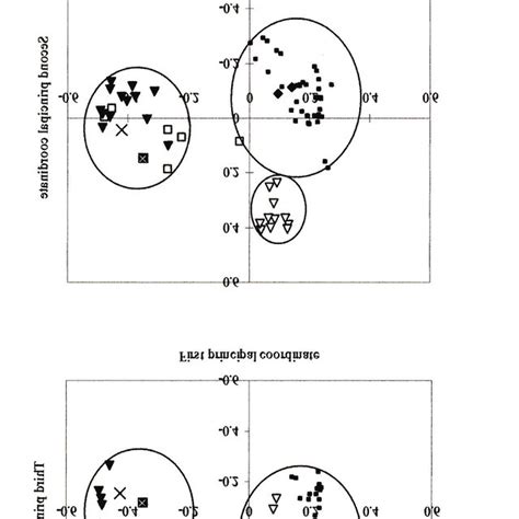 Groups Derived From Principal Coordinate Analysis Pco Based On