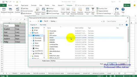 Quickly Create Folders Based On Cell Values In Excel Youtube