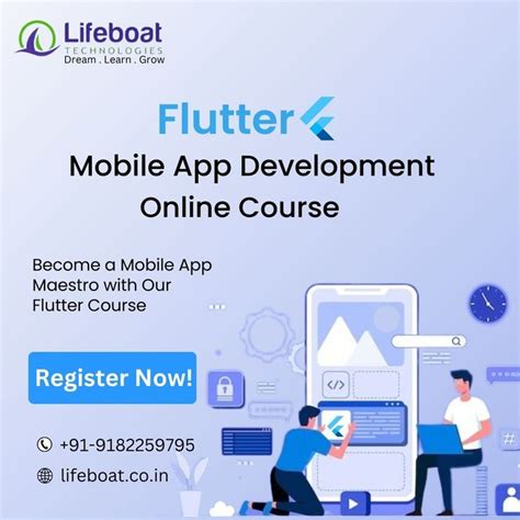 Flutter Development Course Lifeboat Technologies Mobile App