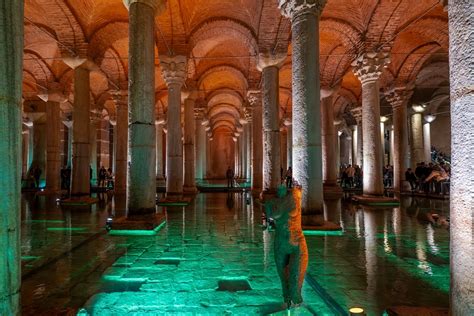 Basilica Cistern Ancient Design And Function Water Shapes