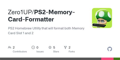 Github Zero1upps2 Memory Card Formatter Ps2 Homebrew Utility That