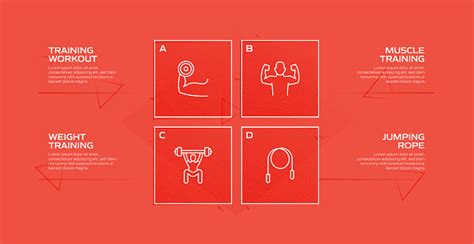 피트니스 및 운동 관련 프로세스 인포그래픽 템플릿 프로세스 타임라인 차트 선형 아이콘이 있는 워크플로 레이아웃 건강한 생활방식에 대한 스톡 벡터 아트 및 기타 이미지