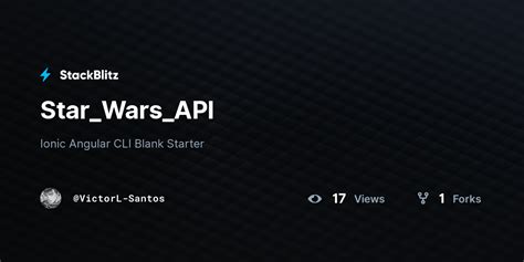 star wars api stackblitz