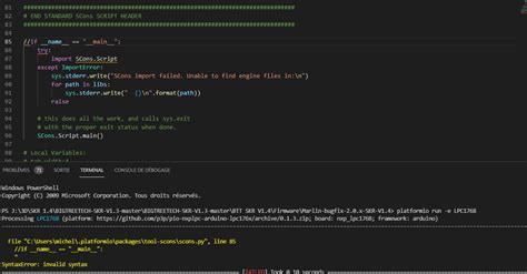 Erreur Visual Studio Code Entraide Questions R Ponses Sur L Impression D Forum Pour Les