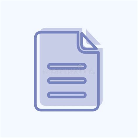 Icon Notes Suitable For Mobile Apps Symbol Two Tone Style Simple Design Editable Design