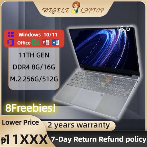 156 Inch 2024 New Core N5095 Laptop Intel 11th Gen Cpu 256g 512g Ssd Camera Fingerprint Unlock