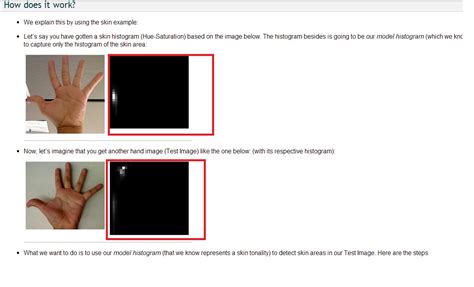 Backprojection And 2d Histogram Opencv Qanda Forum