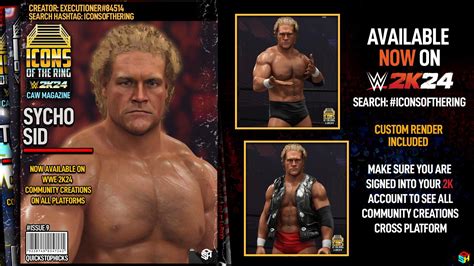 Sycho Sid By Iconsofthering Available Now On Cc For 2k24 Rwwegames