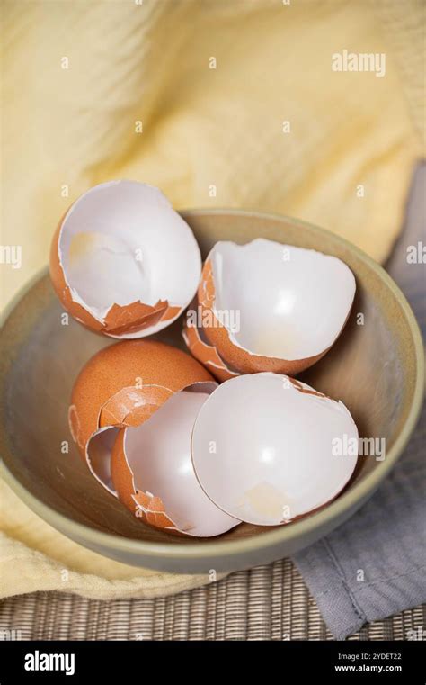 Broken Egg Shells Recycling Kitchen Waste Crushed Egg Shells For The