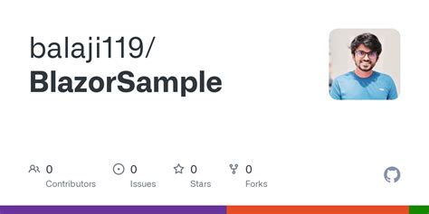 Github Balaji Blazorsample