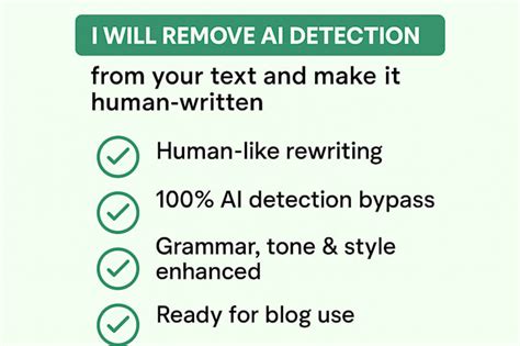 Professionally Remove Ai Detection From Your Text And Make It Human By