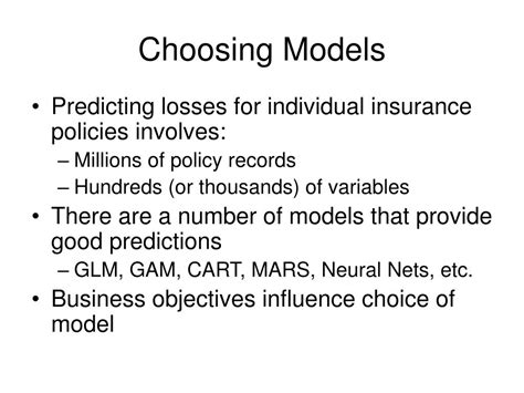 Ppt Cas Predictive Modeling Seminar Evaluating Predictive Models Powerpoint Presentation Id
