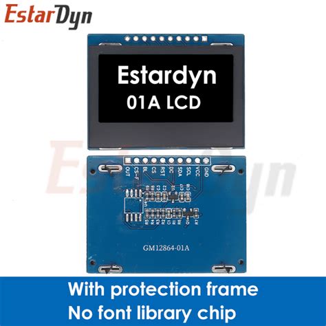 12864 Spi Lcd Module 128x64 Spi St7567a Cog Graphic Display Screen