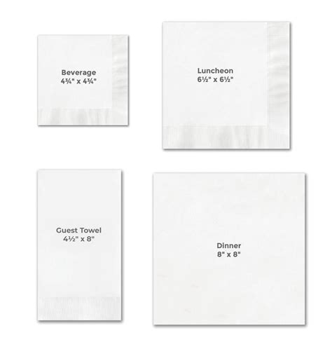 Normal Napkin Size At Janelle Hernandez Blog