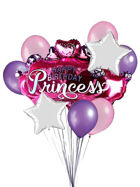 Birthday Princess Tiara Bouquet Balloons Co