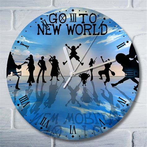 Настенные часы УФ аниме One Piece ван пис луффи нами Санджи зоро тони чоппер брук