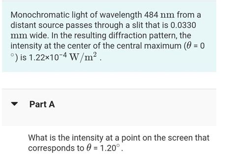 Solved Monochromatic Light Of Wavelength 484 Nm From A