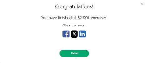 Completed 52 Sql Exercises On W3schools Suyash Singh Bhadouria Posted On The Topic Linkedin