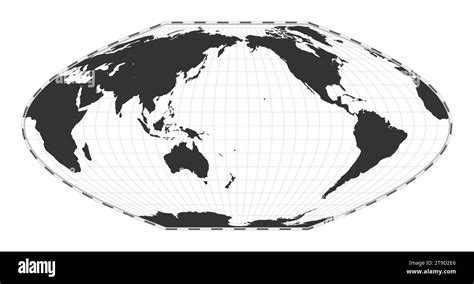 Vector World Map Mcbryde Thomas Flat Polar Parabolic Pseudocylindrical