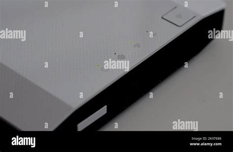 Blinking Indicators Wi Fi Router On White Desk Stock Video Footage Alamy