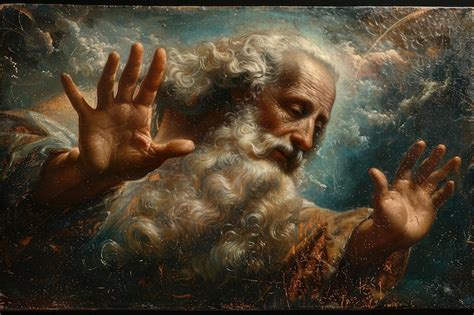 Premium Photo Divine Creation Narrative Biblical Concept Of God Creating The World And