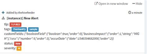 Additional Fields Not Showing Up · Issue 843 · Thehive Projectthehive · Github