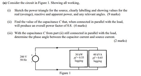 Solved A Consider The Circuit In Figure Showing All Chegg