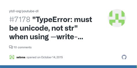 Typeerror Must Be Unicode Not Str When Using Write Description