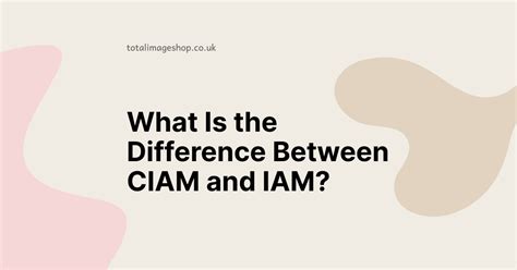 What Is The Difference Between Ciam And Iam Total Image Shop