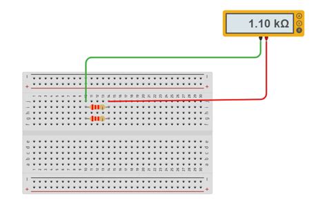 Circuit Design Resistors In Parallel Tinkercad