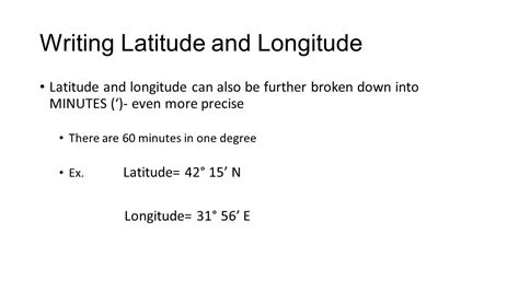 Latitude Longitude Ppt Video Online Download Worksheets Library