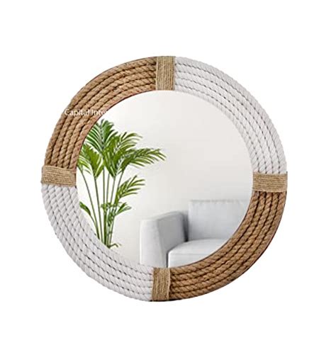 Capital International Round Rope Wall Mirror Large Framed Wall Mounted