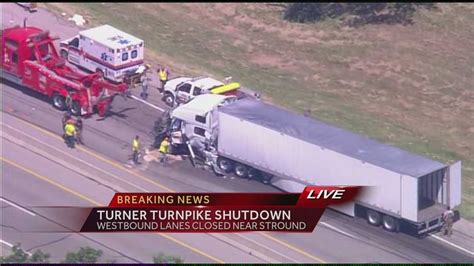 Turner Turnpike Shut Down After Crash