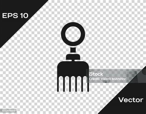투명 한 배경에 격리 된 검은 헤어 브러시 아이콘입니다 빗 머리 기호 이발사 기호입니다 벡터 일러스트레이션 0명에 대한 스톡 벡터 아트 및 기타 이미지 Istock