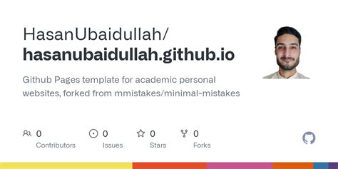 Github Hasanubaidullah Github Pages