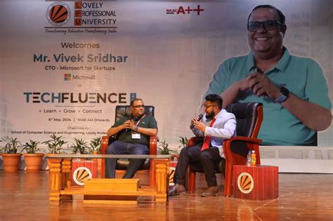 Vivek Sridhar On Linkedin Enjoyed Having A Conversation With Souhardya Bose At Lovely Professional