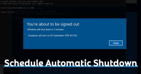 How To Schedule A Shutdown In Windows 10 Pc