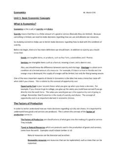 Unit Basic Economic Concepts Unit Basic Economic Concepts Pdf PDF PRO