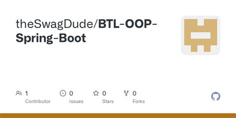 Github Theswagdude Btl Oop Spring Boot