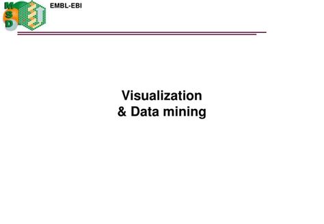 Ppt Visualization And Data Mining Powerpoint Presentation Free