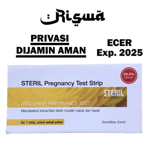 Sterile Pregnancy Test Pack Accurate Sensitive Test Kit Privacy Safe